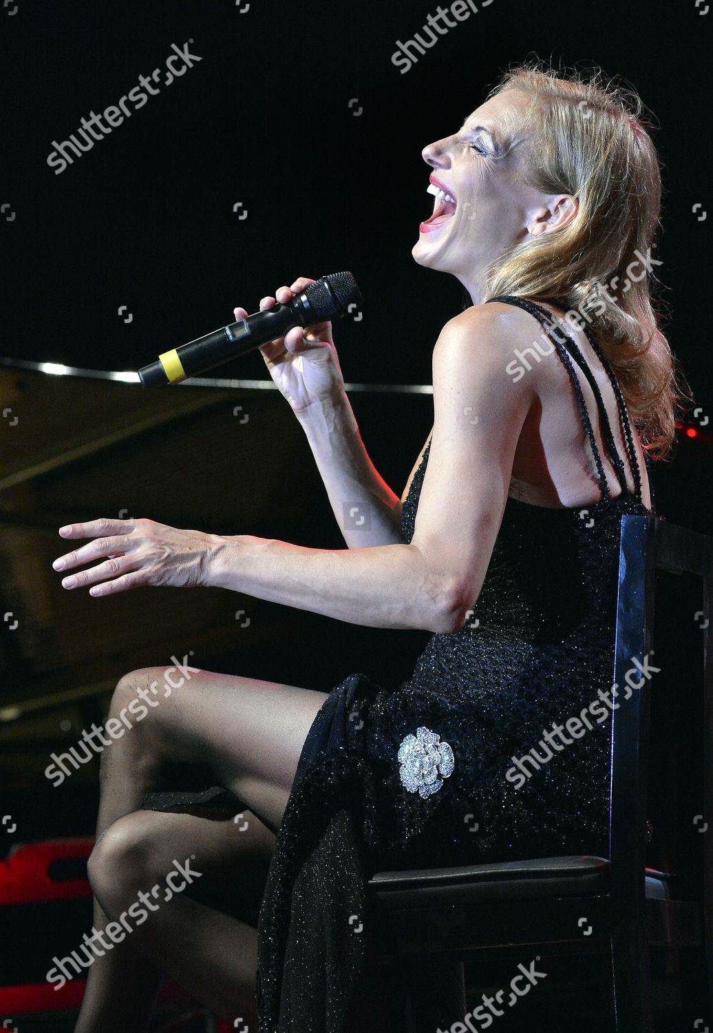 German Singer Ute Lemper Performs On Editorial Stock Photo - Stock ...