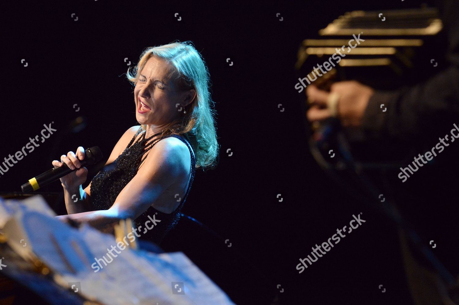 German Singer Ute Lemper Performs On Editorial Stock Photo - Stock ...