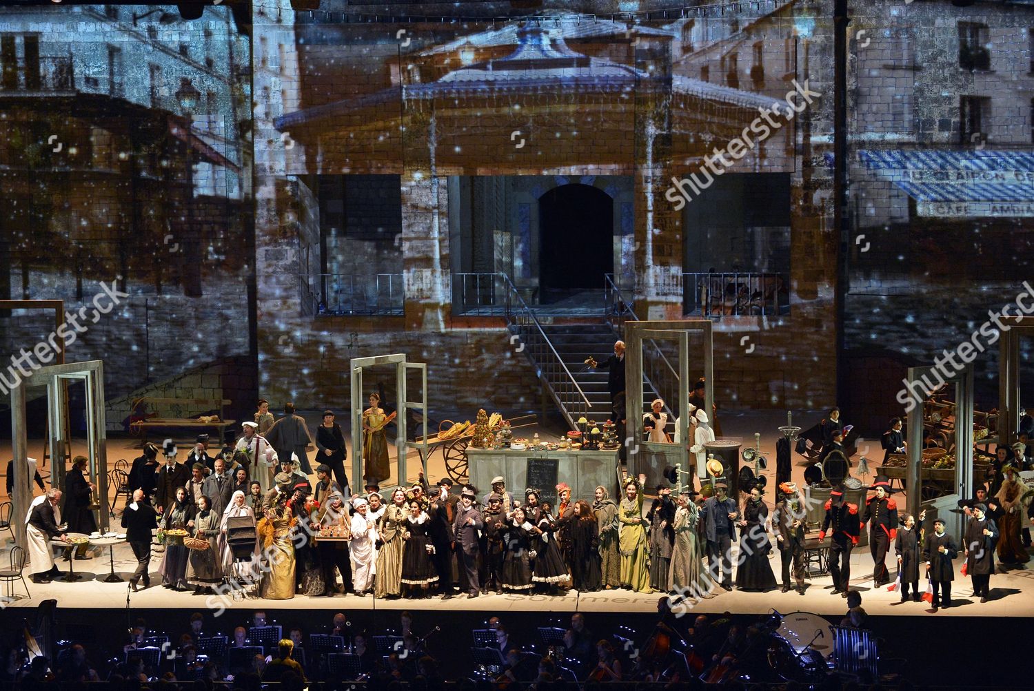 Cast Members Perform Scene Giacomo Puccinis Editorial Stock Photo ...