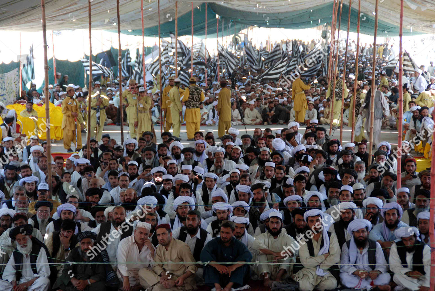 Supporters Islamic Political Party Jamiat Ulma Editorial Stock Photo ...