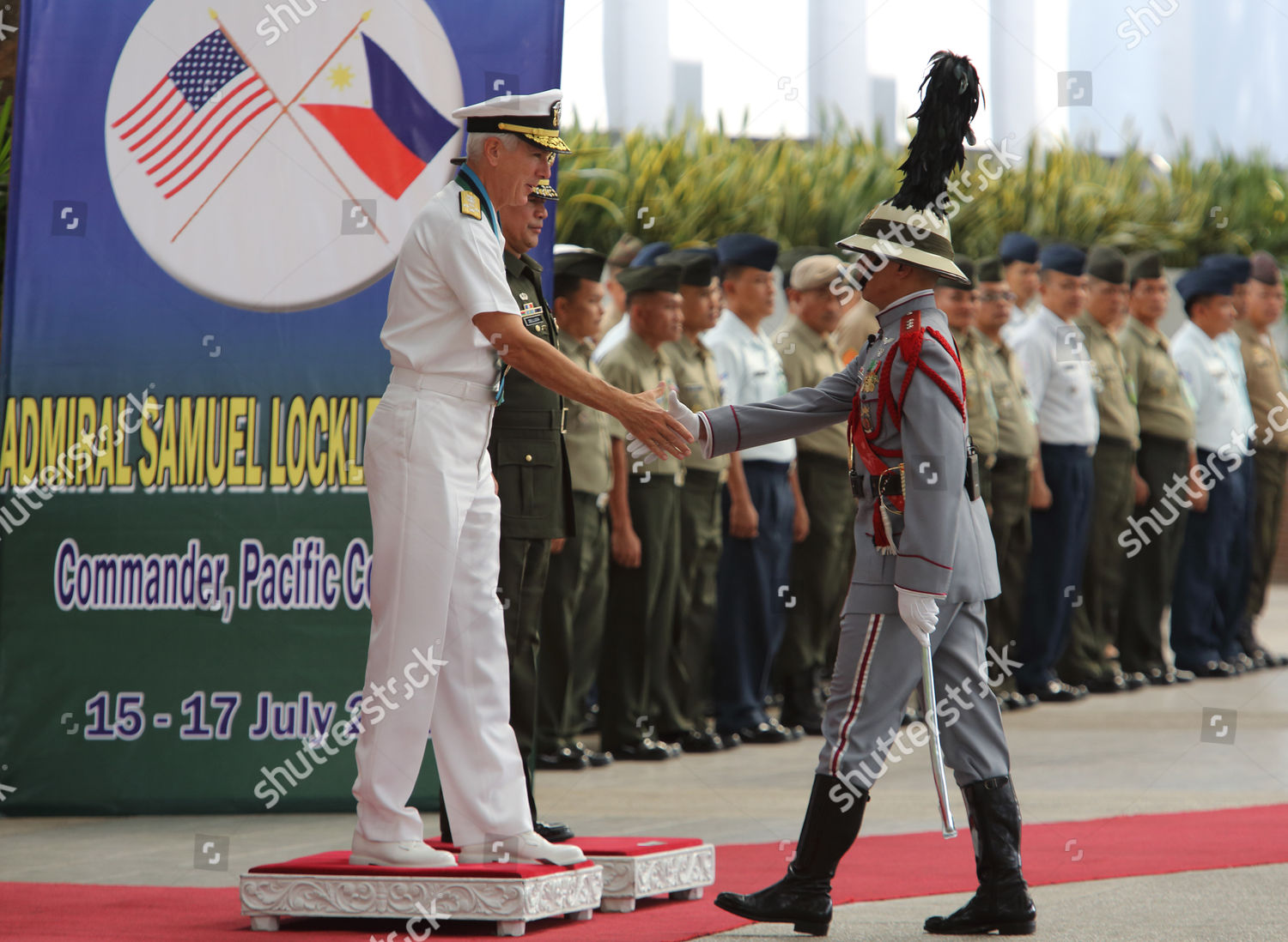 Admiral Samuel Locklear L Commander United Editorial Stock Photo ...