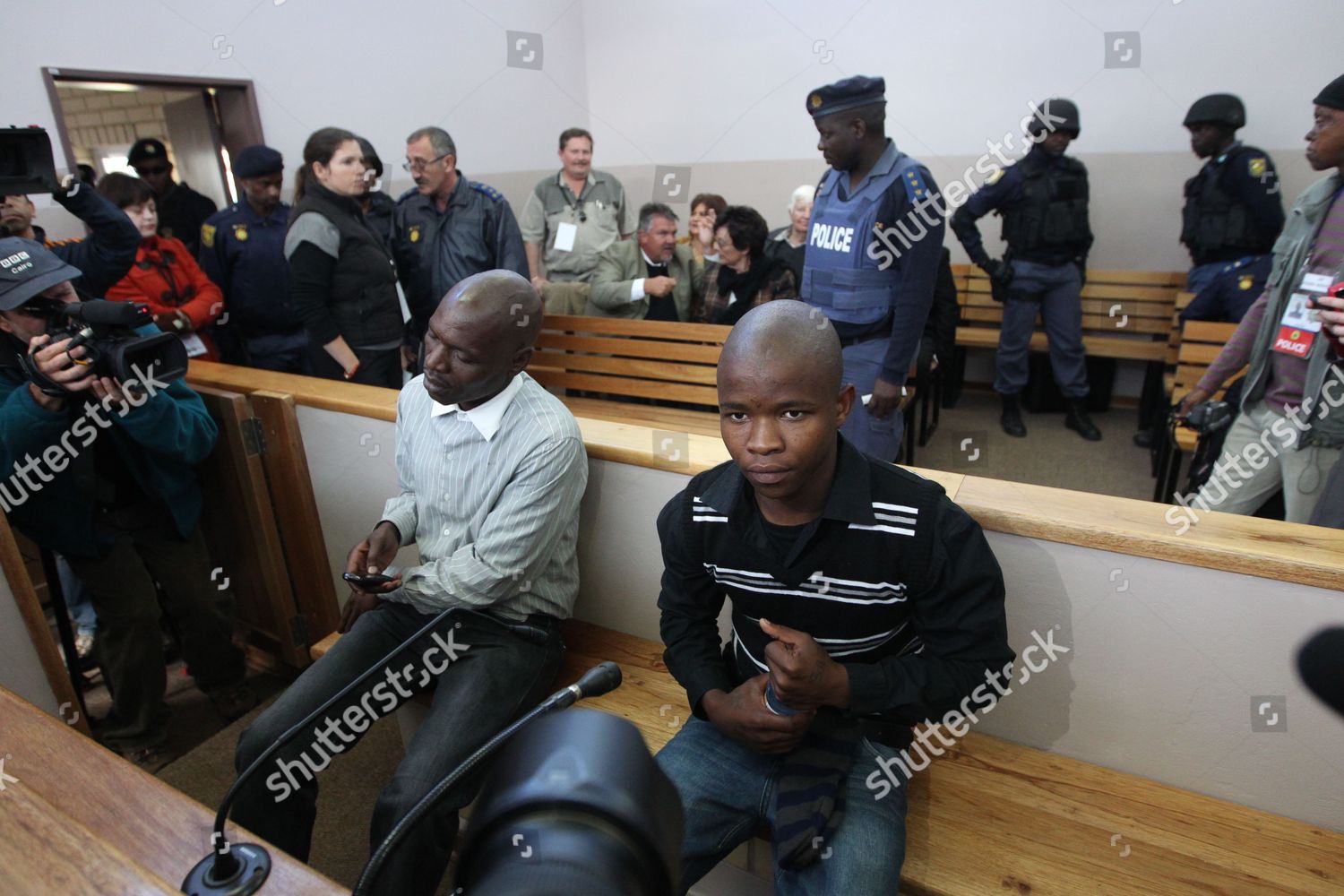 Accused Chris Mahlangu L Patrick Ndlovu Editorial Stock Photo - Stock ...