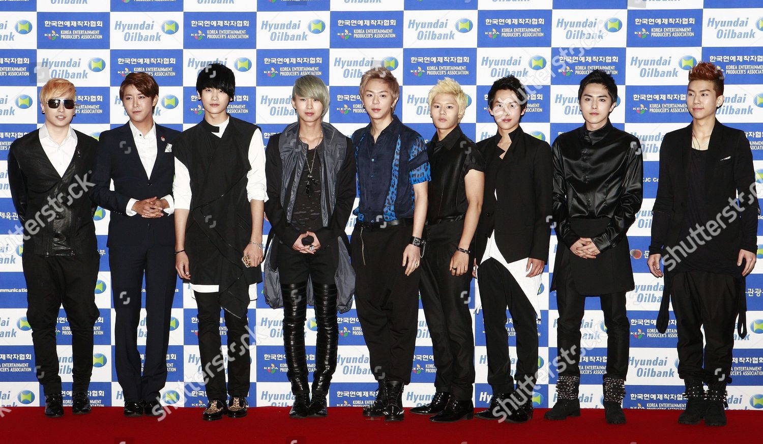 South Korean Dance Group Zea Pose Editorial Stock Photo - Stock Image ...