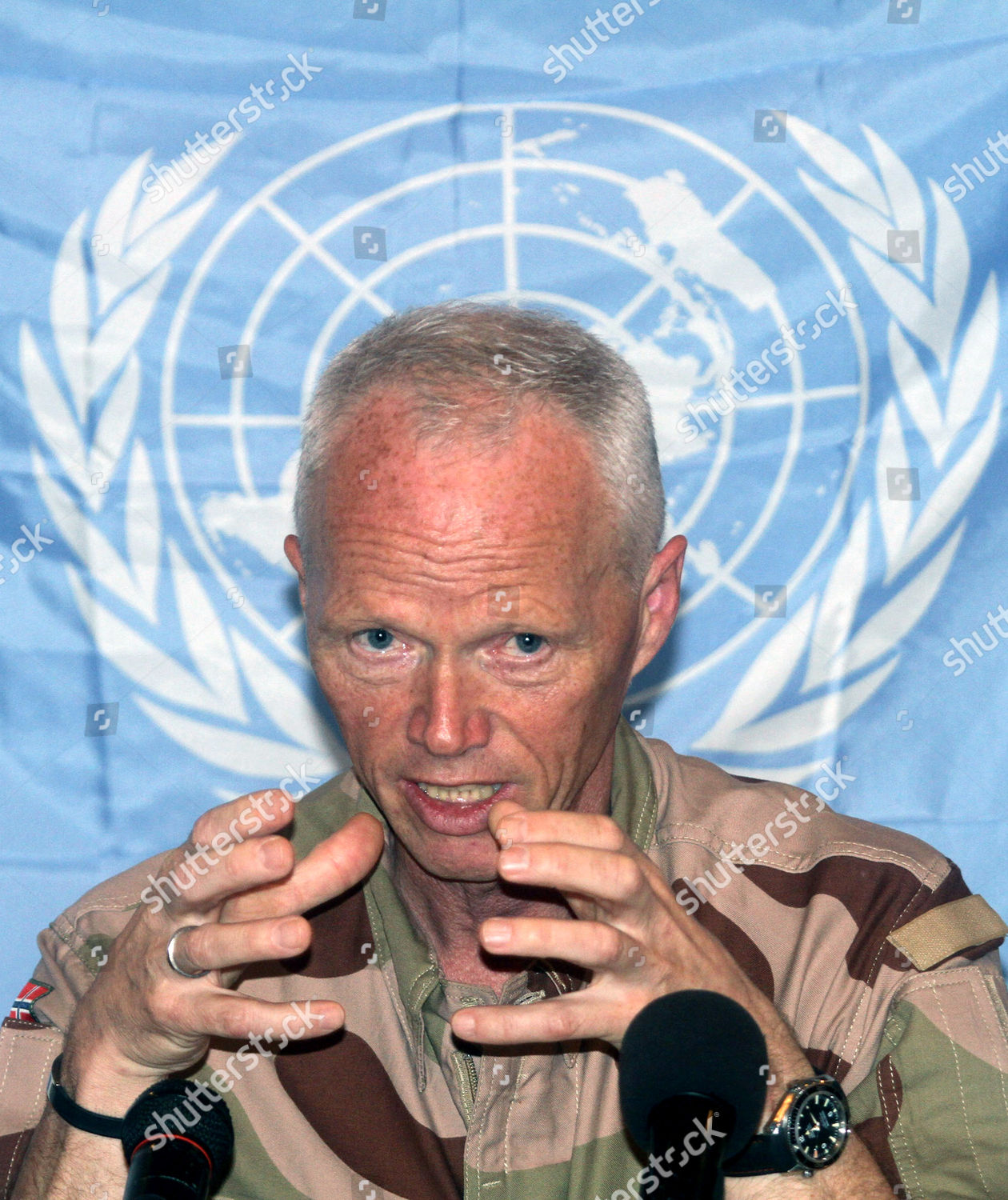 Major General Robert Mood Chief Military Editorial Stock Photo - Stock ...