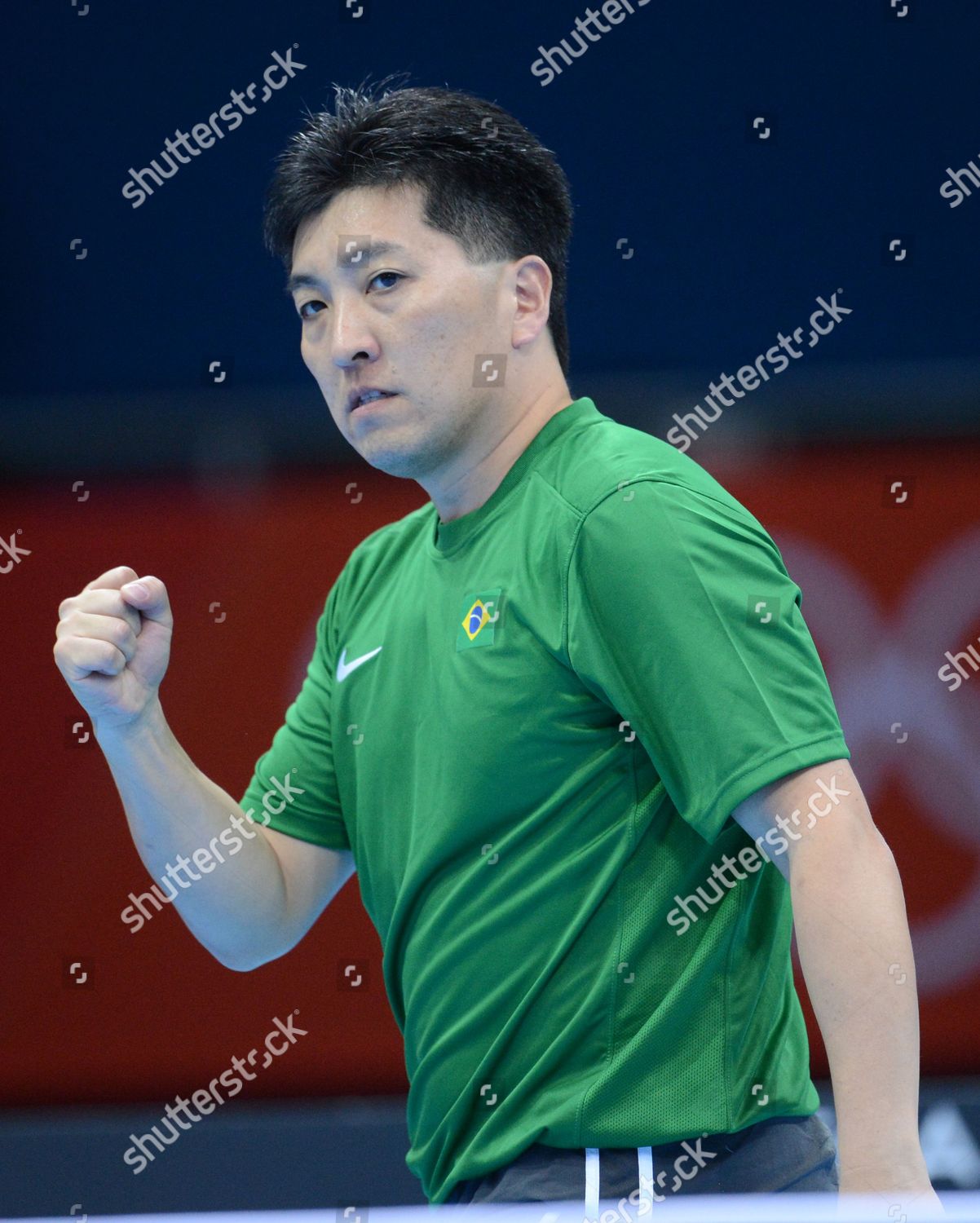 Hugo Hoyama Brazil Pumps His Fist Editorial Stock Photo - Stock Image ...