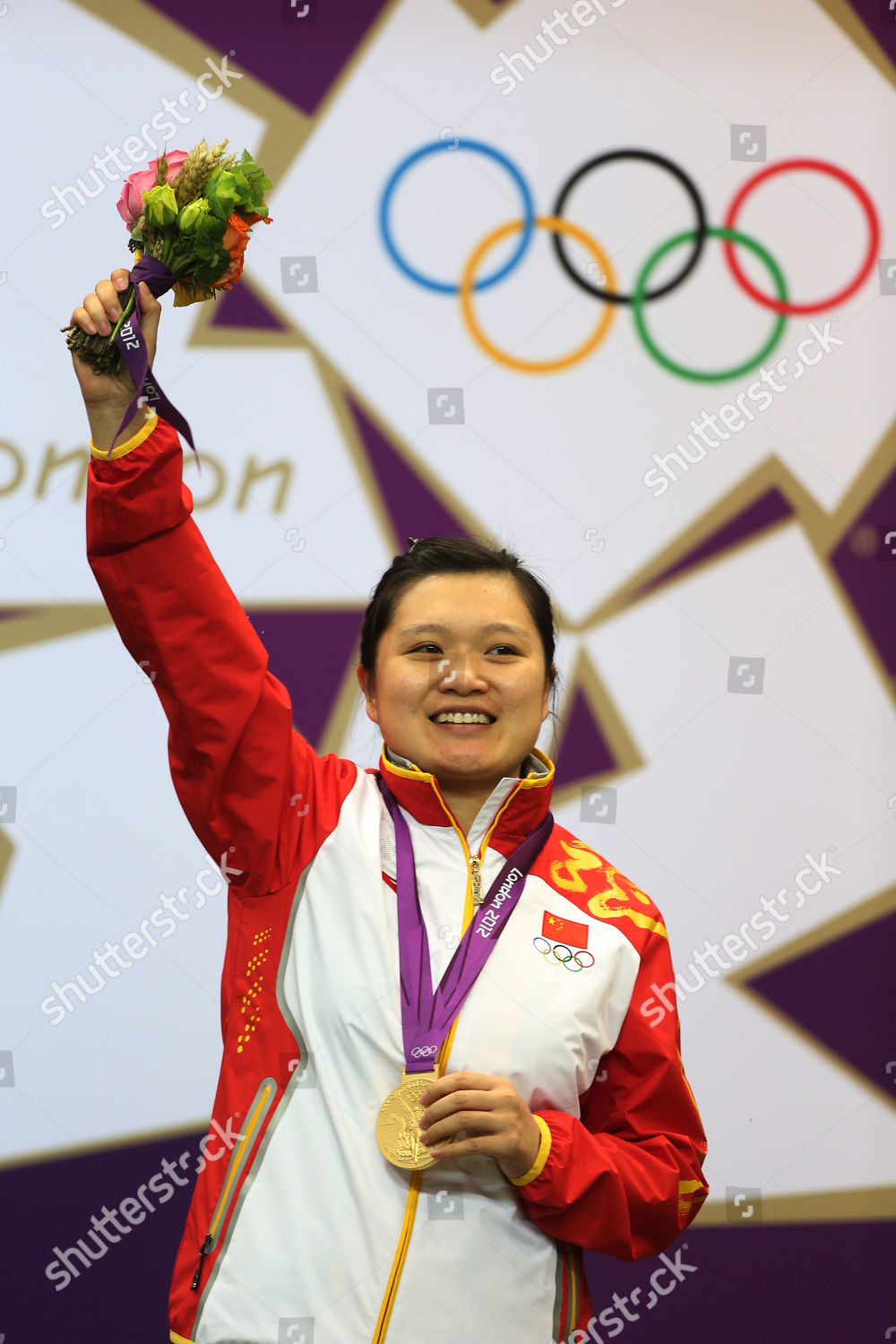 Wenjun Guo China Celebrates Winning Gold Editorial Stock Photo - Stock ...