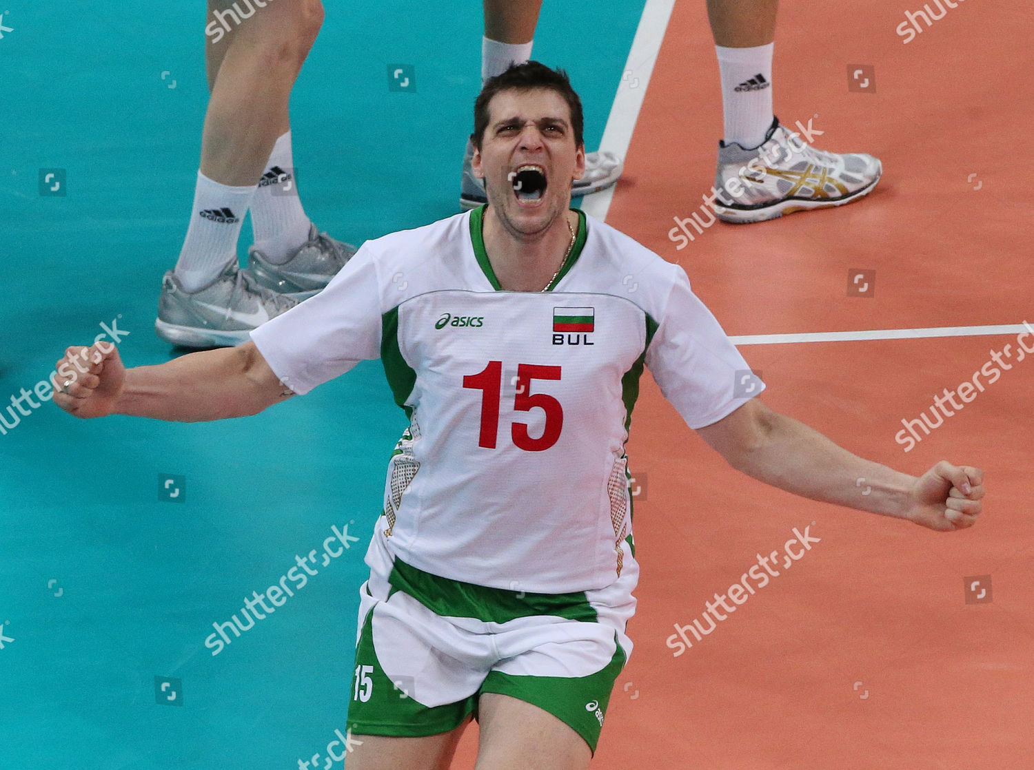 Bulgarias Todor Aleksiev Celebrates After Winning Editorial Stock Photo ...