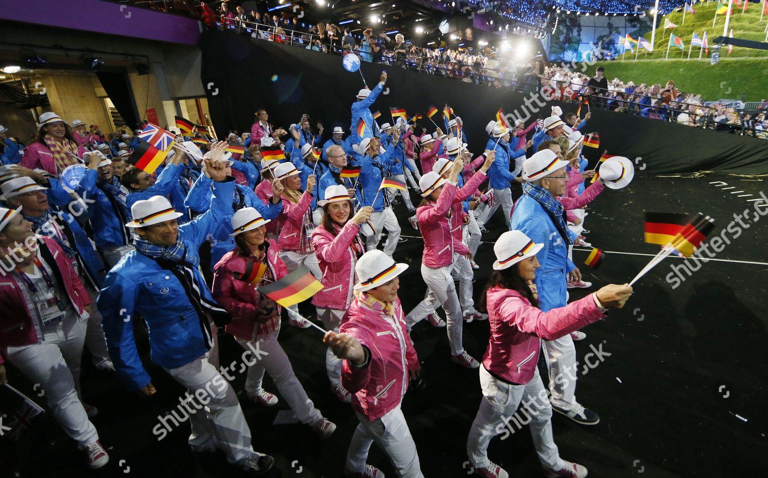 Olympic Team Germany Arrive Olympic Stadium Editorial Stock Photo ...