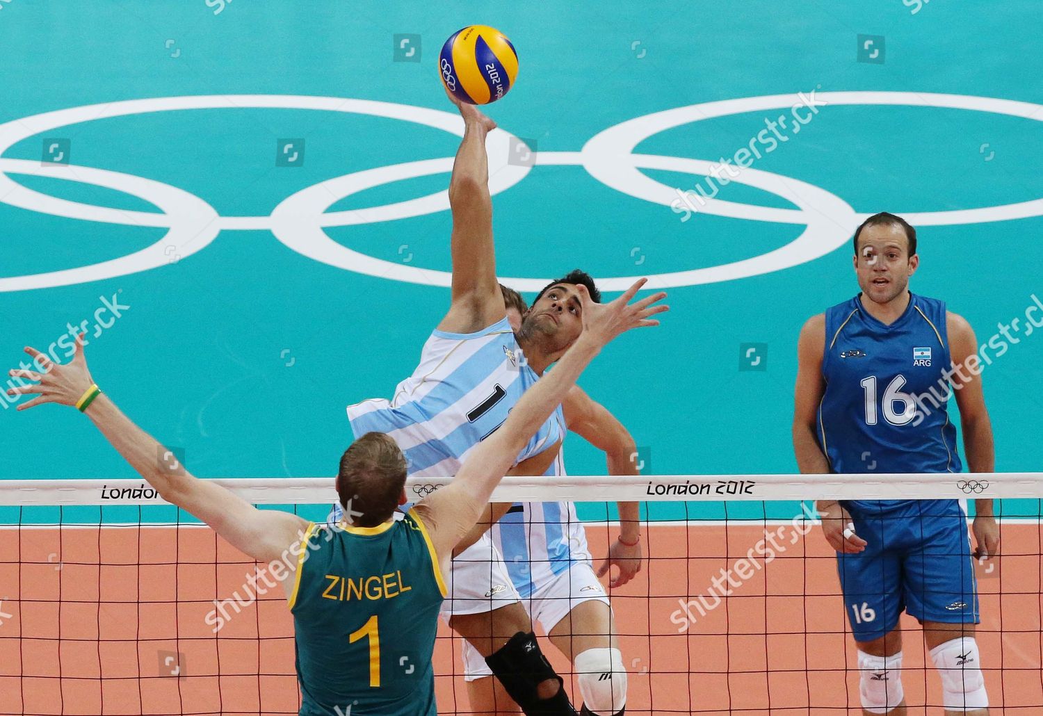 Argentina Mens Volleyball Team Member Sebastian Editorial Stock Photo ...