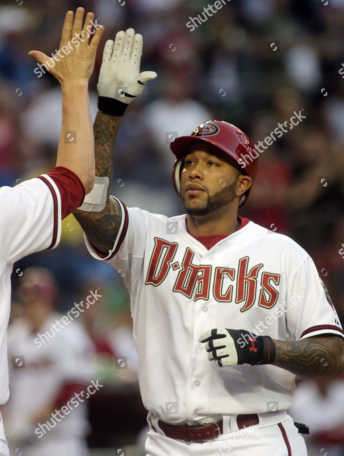 Arizona Diamondbacks Josh Bell Celebrates His Editorial Stock Photo ...