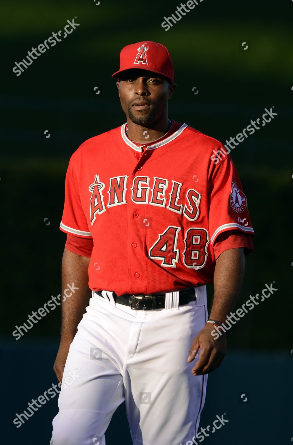 Anaheim Angels Center Fielder Torrii Hunter Editorial Stock Photo ...