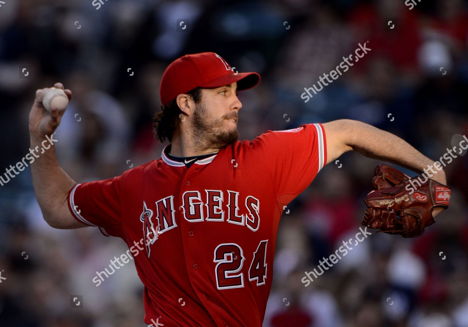 Anaheim Angels Starting Pitcher Dan Haren Editorial Stock Photo - Stock ...