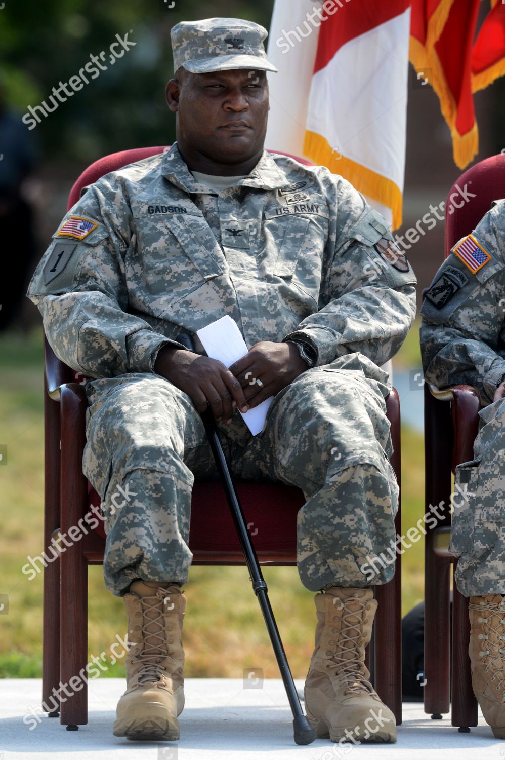 Colonel Gregory Gadson Attends Change Command Editorial Stock Photo ...