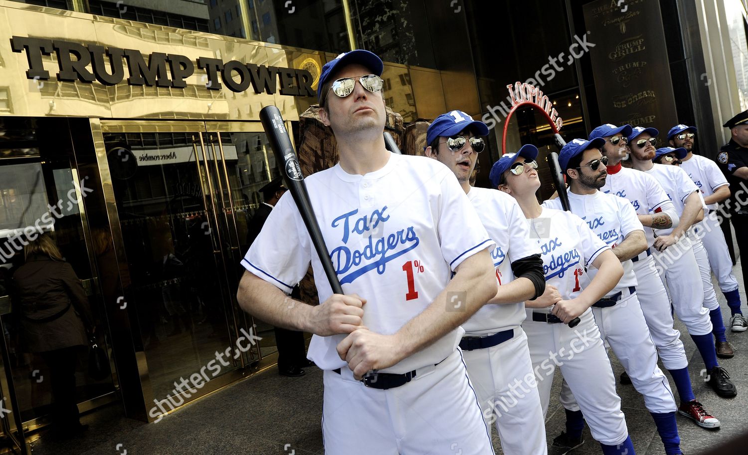 Group Protestors Wearing Uniforms Mock Baseball Editorial Stock Photo ...