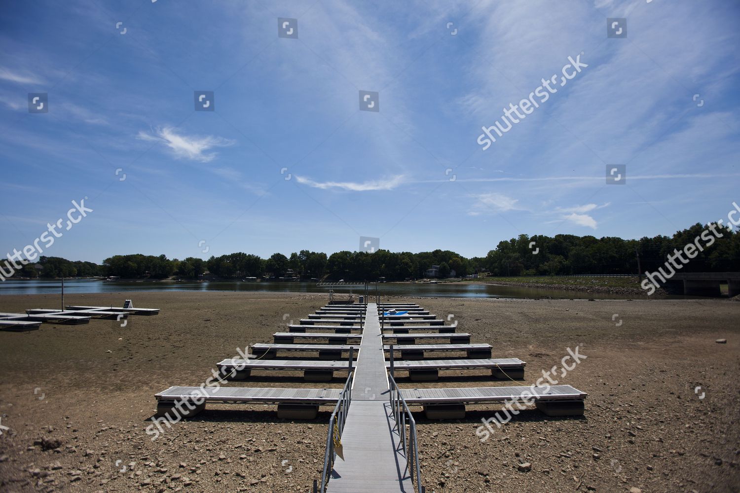 Water Levels Morse Reservoir Six Feet Editorial Stock Photo - Stock ...