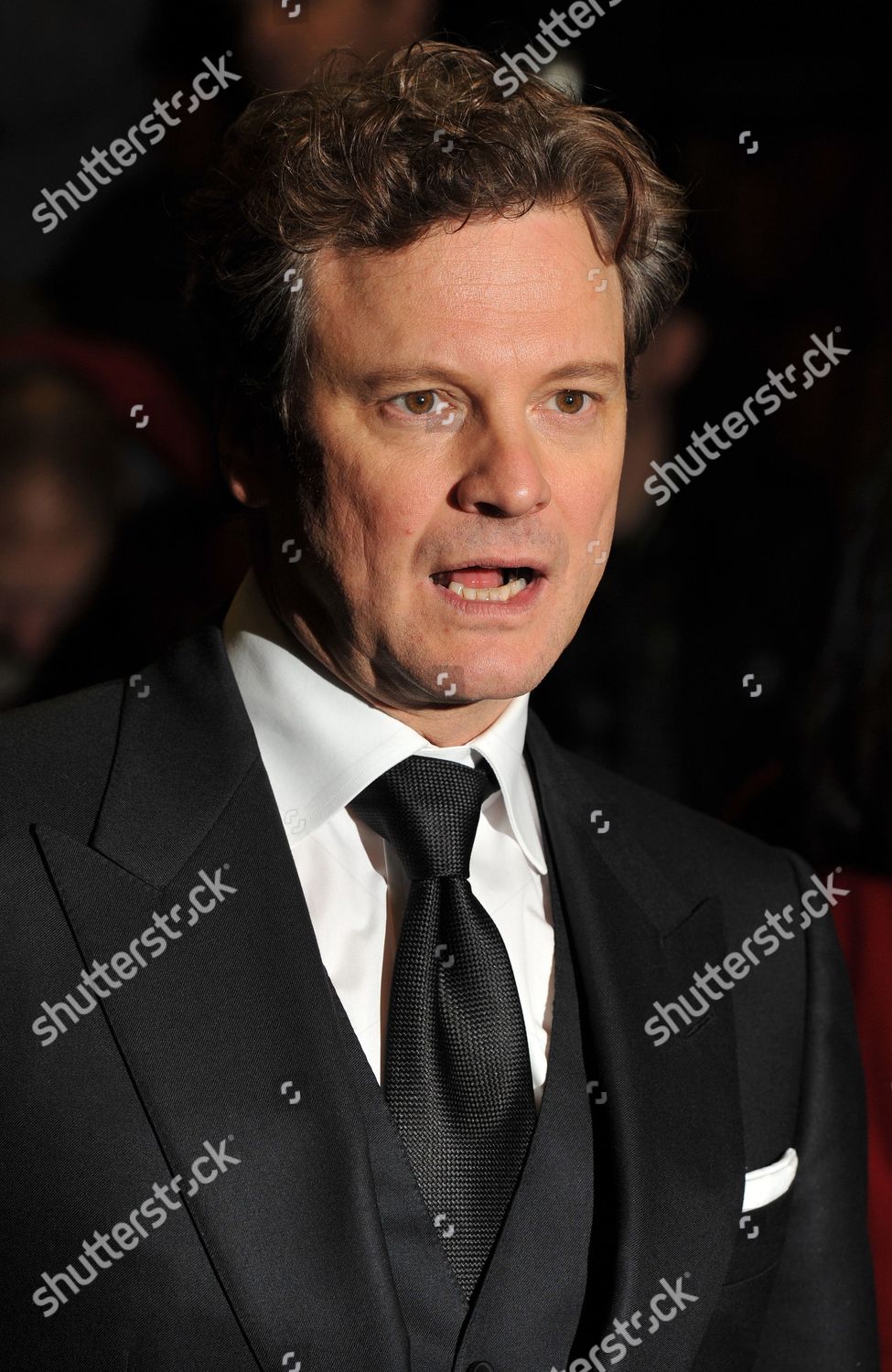 British Actor Colin Firth Arrives Uk Editorial Stock Photo - Stock ...