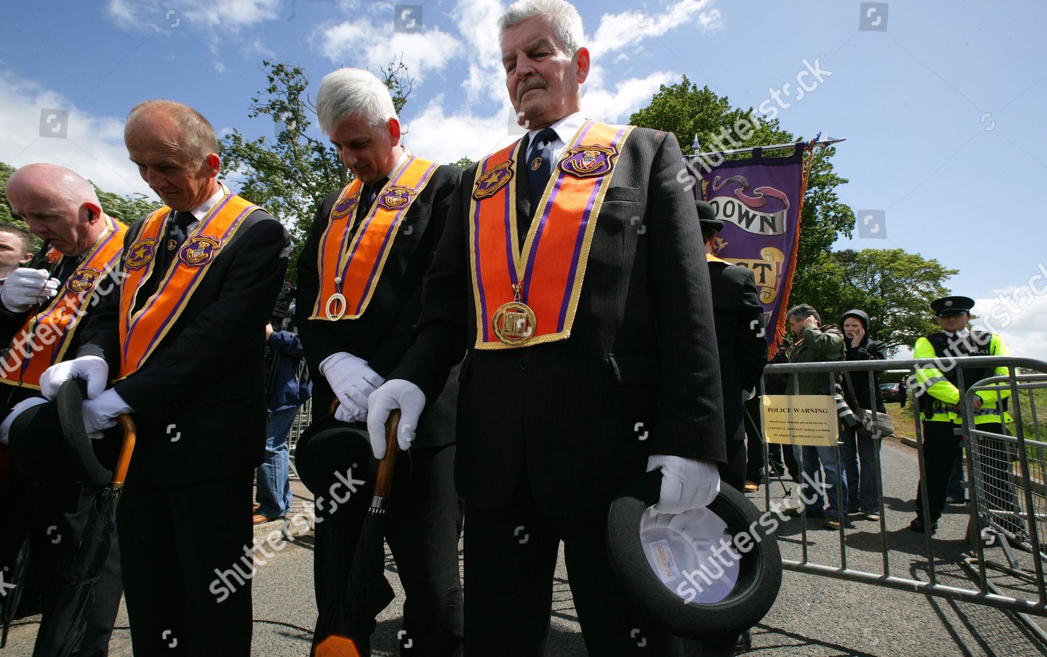 Members Orange Protestant Order Wearing Their Editorial Stock Photo ...