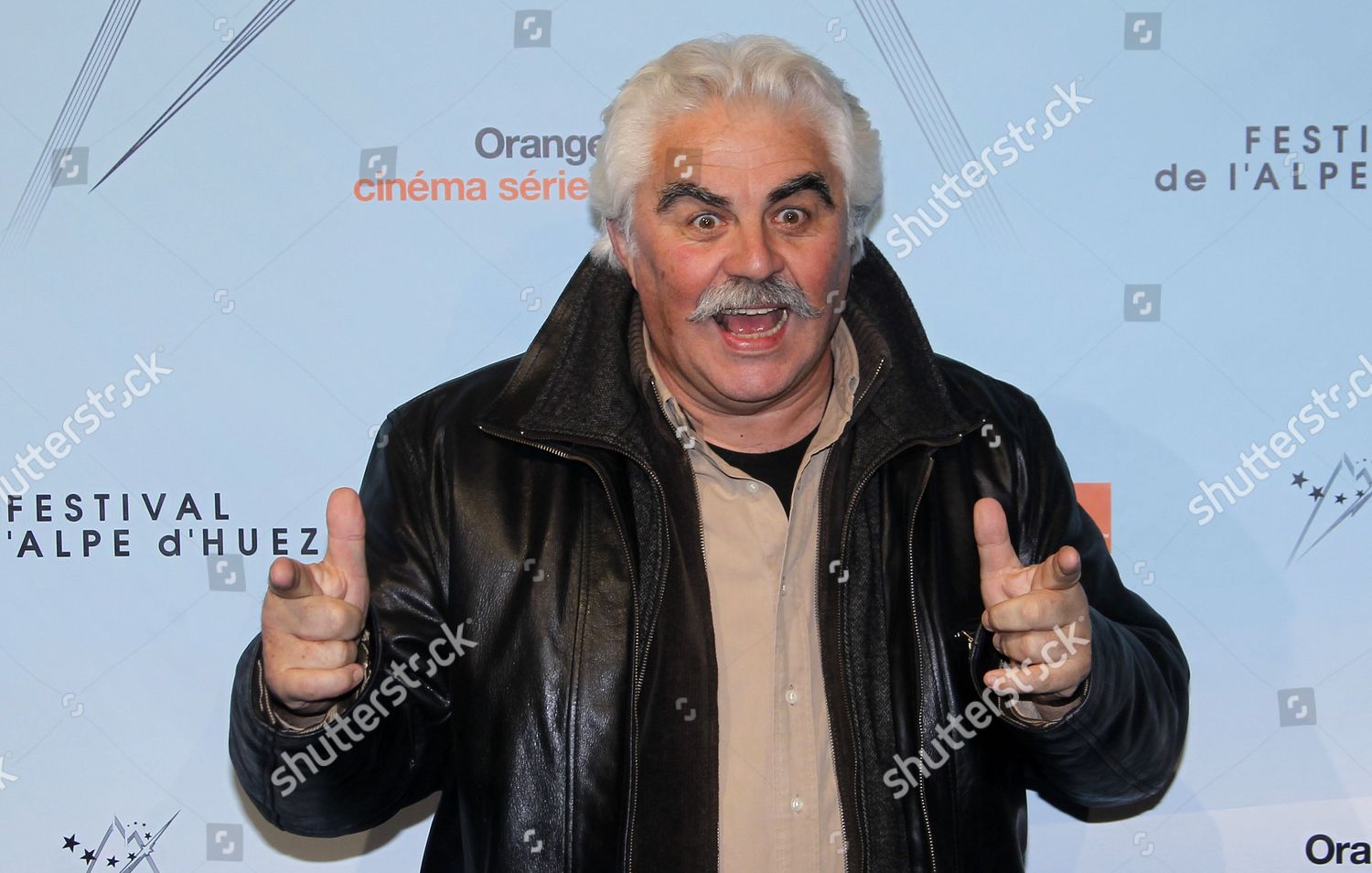 French Actor Serge Papagalli Poses Photographs Editorial Stock Photo ...