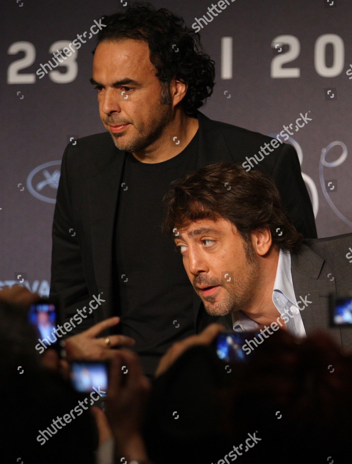 Spanish Actor Javier Bardem R Mexican Editorial Stock Photo - Stock ...