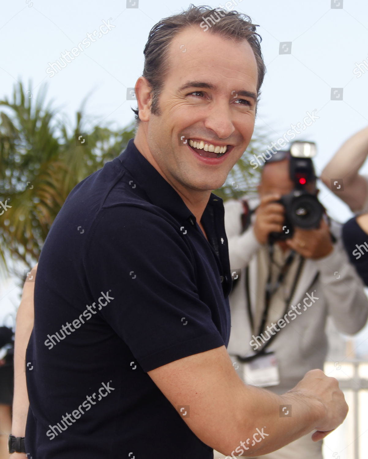 French Actor Jean Dujardin Poses During Editorial Stock Photo - Stock ...