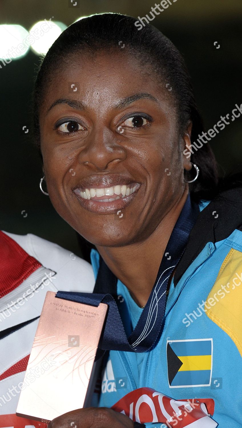 Debbie Fergusonmckenzie Bahamas Bronze Poses During Editorial Stock ...