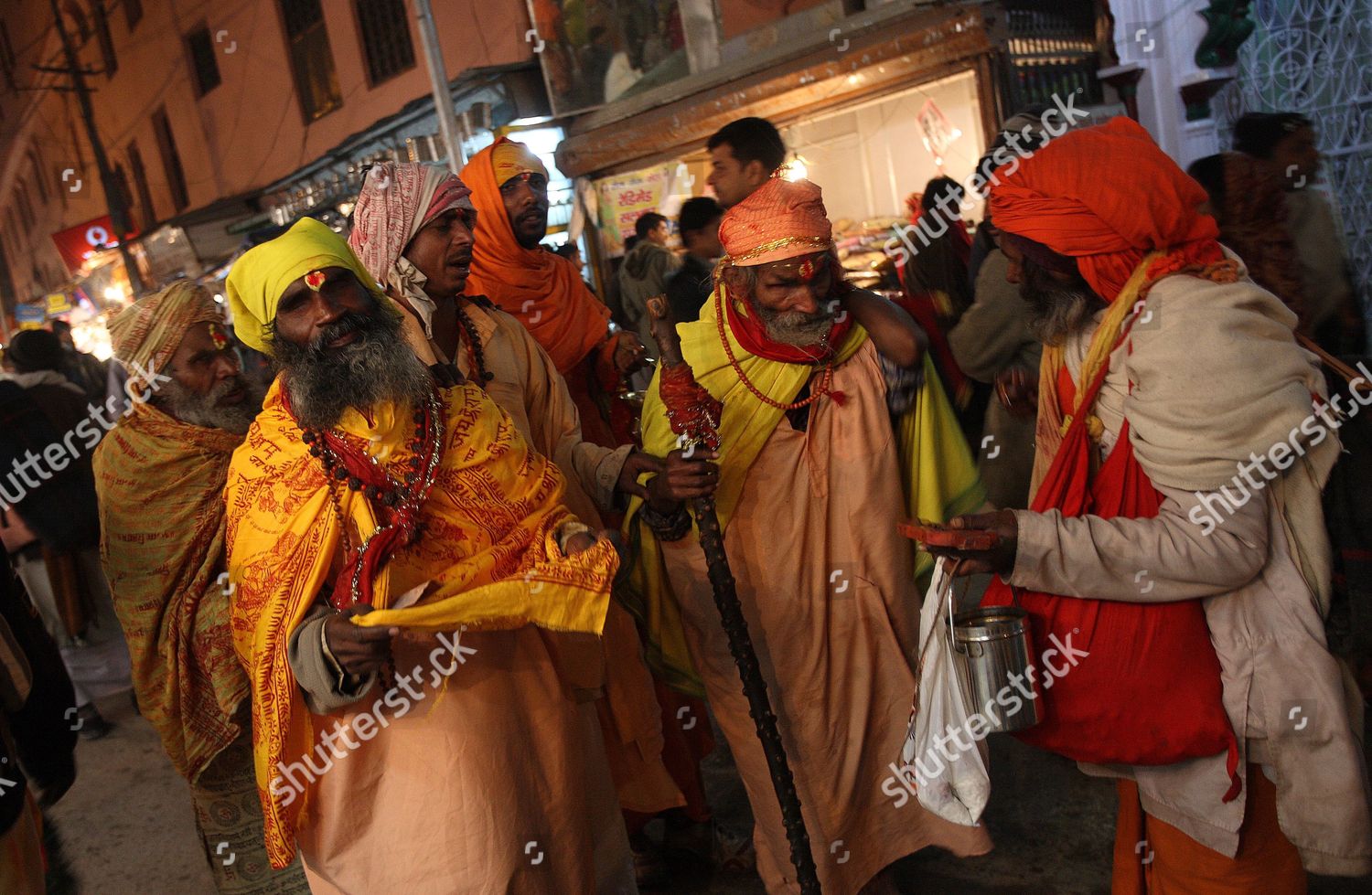 Blind Visually Impaired Indian Hindu Devotees Editorial Stock Photo ...