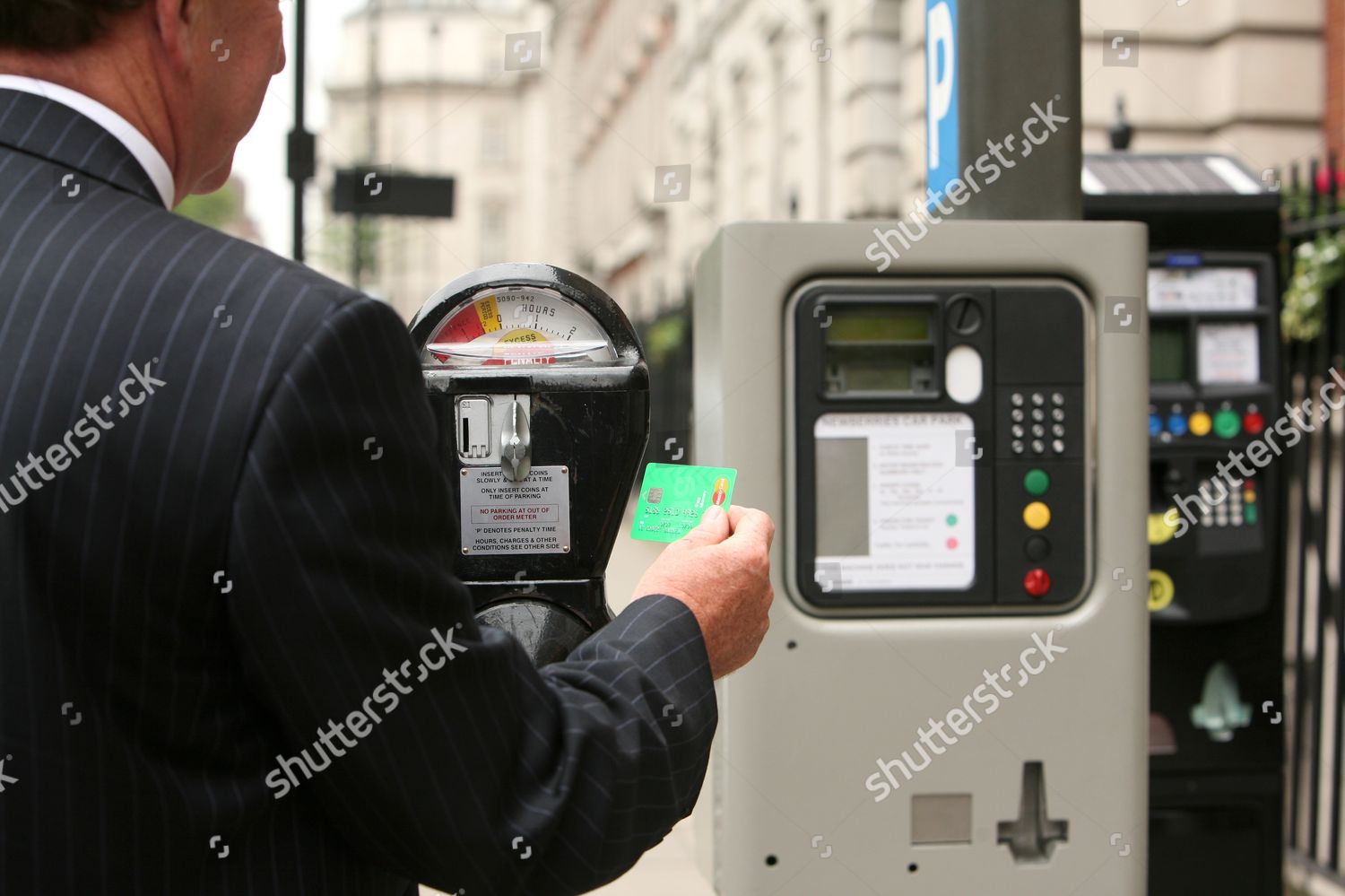 Parkeon Celebrates Golden Anniversary Parking Meter Editorial Stock ...