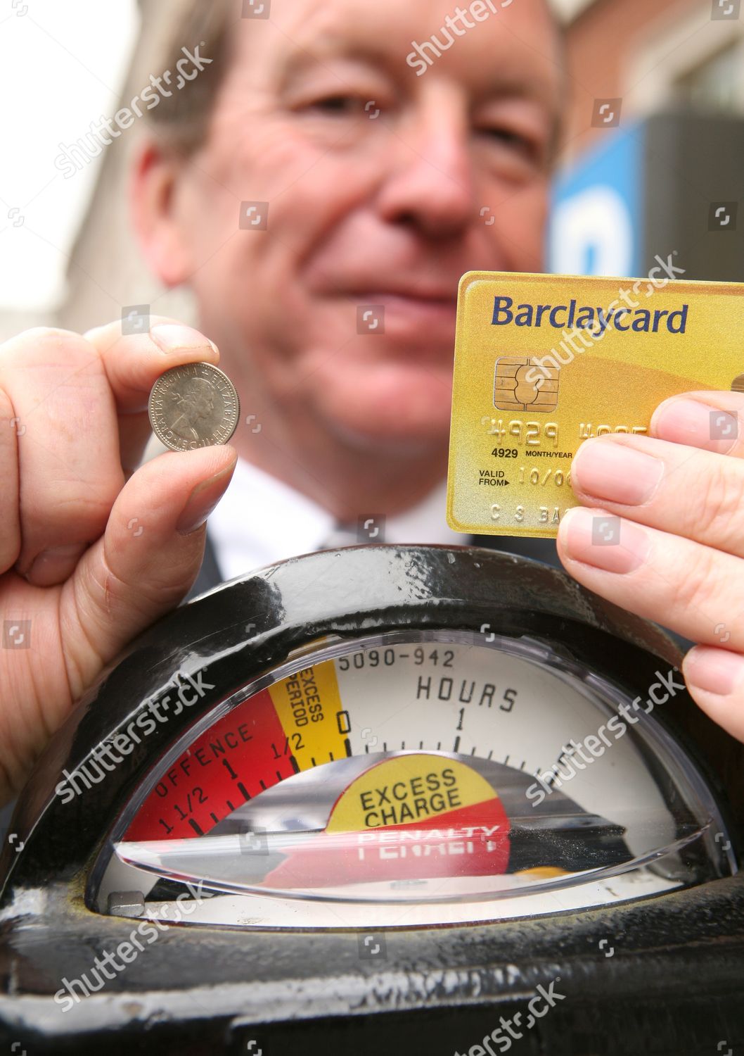 Parkeon Celebrates Golden Anniversary Parking Meter Editorial Stock ...