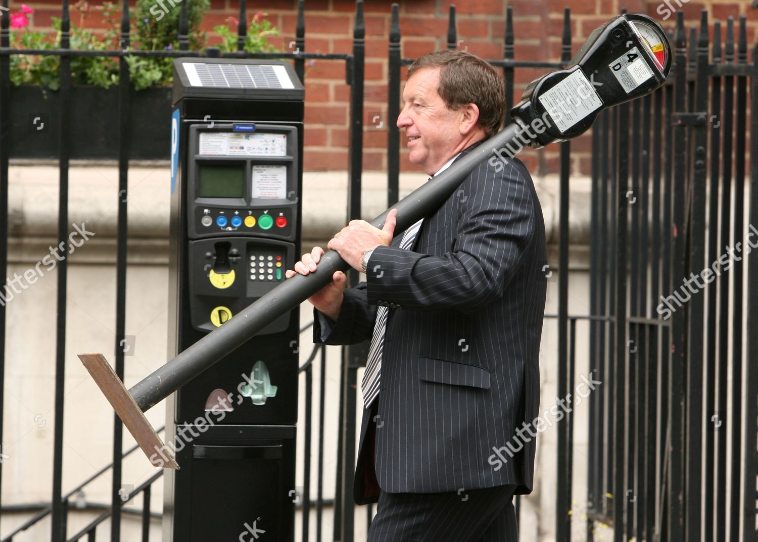 Parkeon Celebrates Golden Anniversary Parking Meter Editorial Stock ...