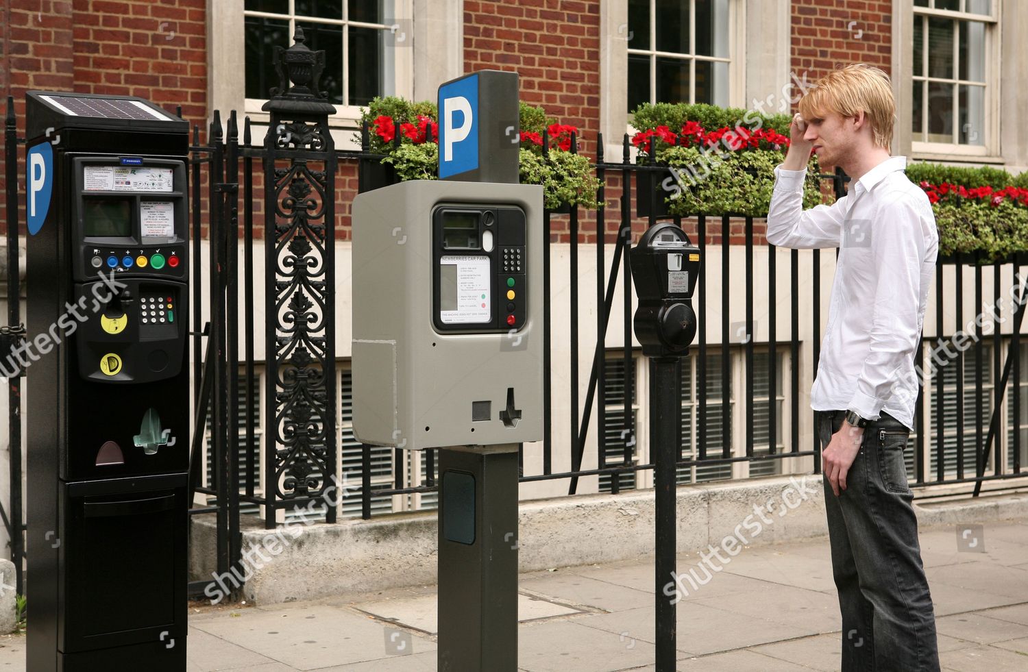 Parkeon Celebrates Golden Anniversary Parking Meter Editorial Stock ...