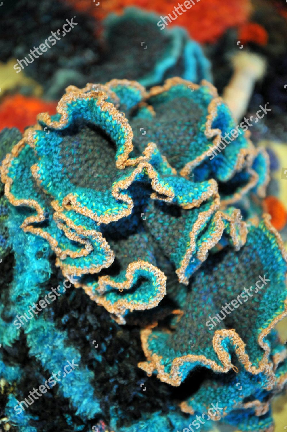 Hyperbolic Crochet Coral Reef Editorial Stock Photo - Stock Image ...