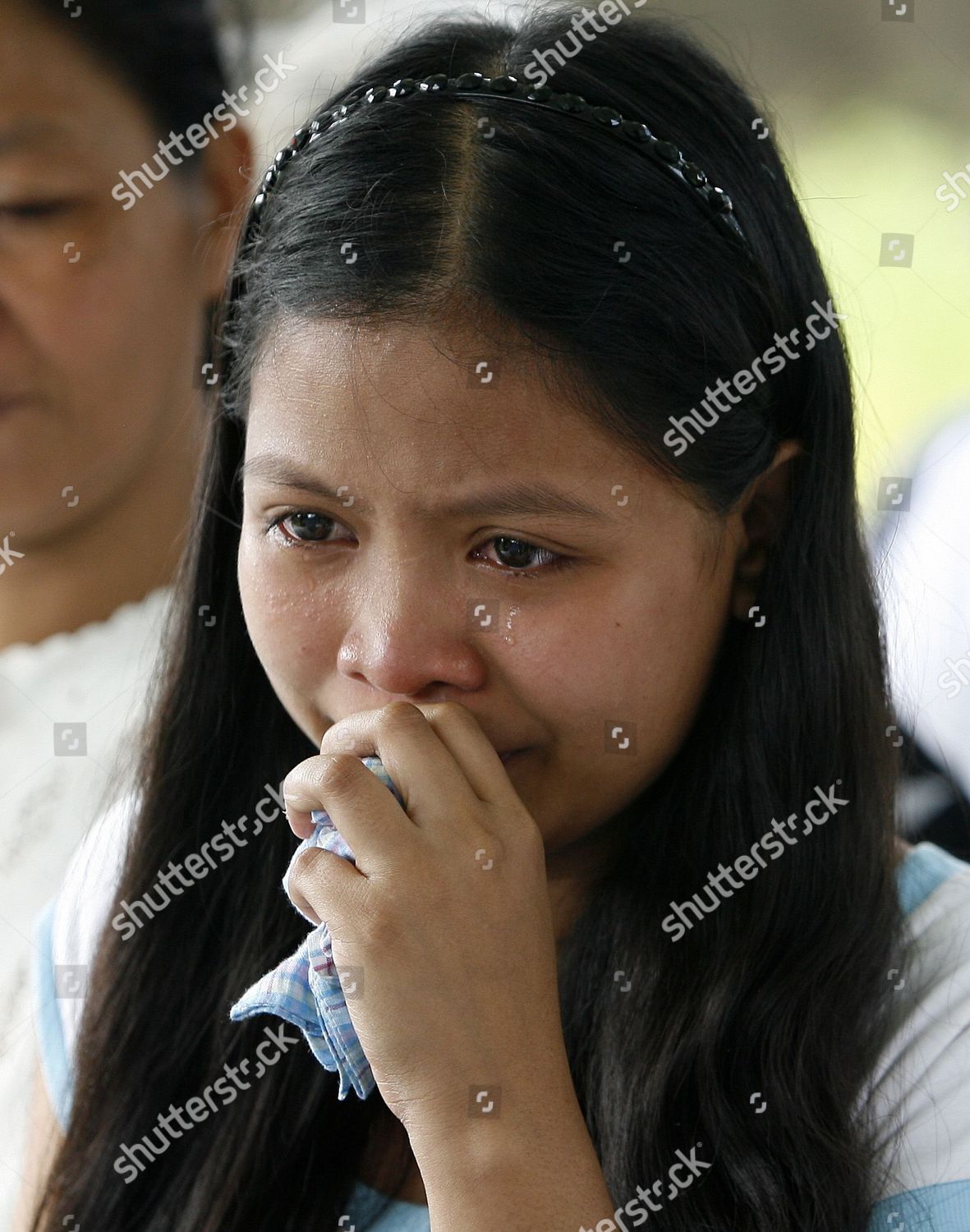 Filipino Villager Mourns Over Coffin Dead Editorial Stock Photo - Stock ...