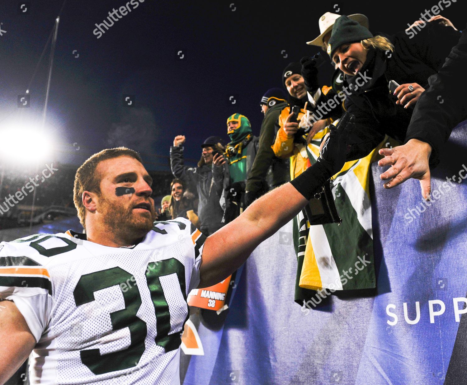 Green Bay Packers Fullback John Kuhn Editorial Stock Photo - Stock ...