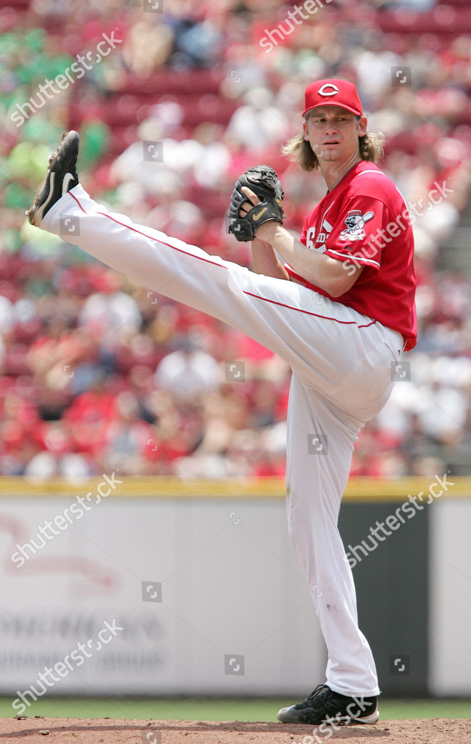 Cincinnati Reds Starting Pitcher Bronson Arroyo Editorial Stock Photo ...