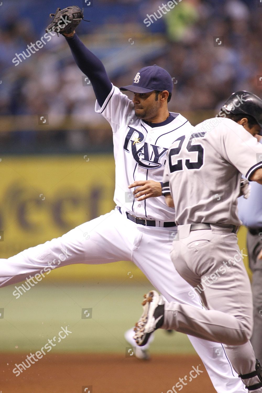 Tampa Bay Rays First Baseman Carlos Editorial Stock Photo - Stock Image ...