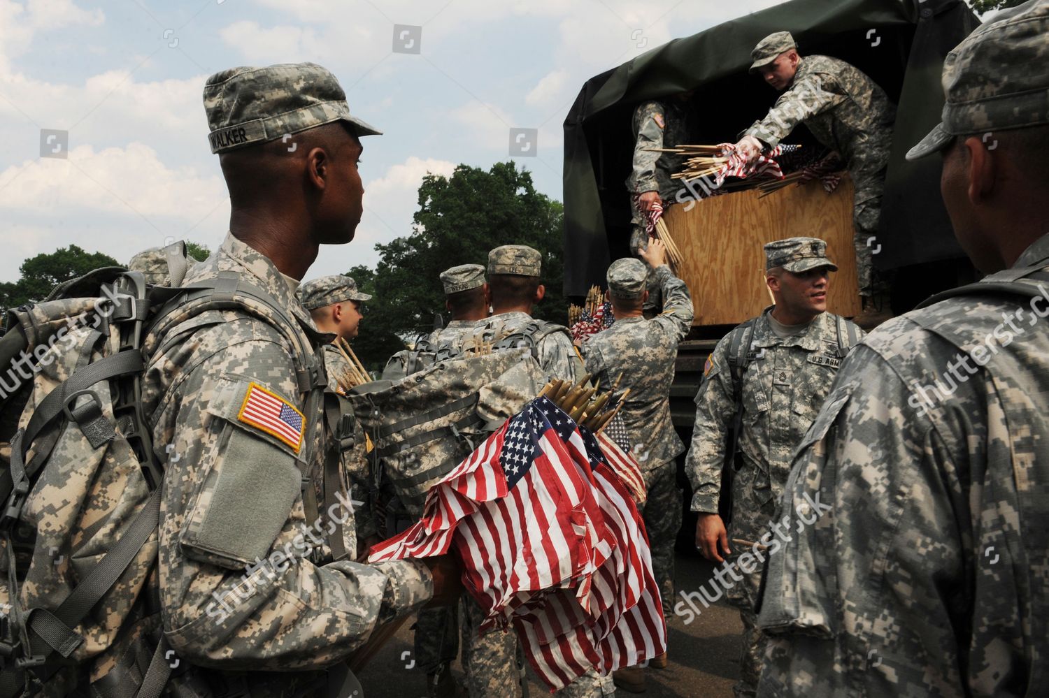 Soldiers 3rd Us Infantry Regiment Old Editorial Stock Photo - Stock ...