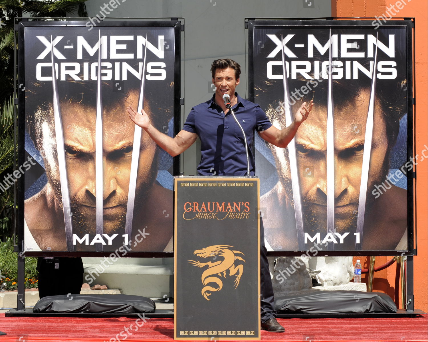 Australian Actor Hugh Jackman Speaks Prior Editorial Stock Photo ...