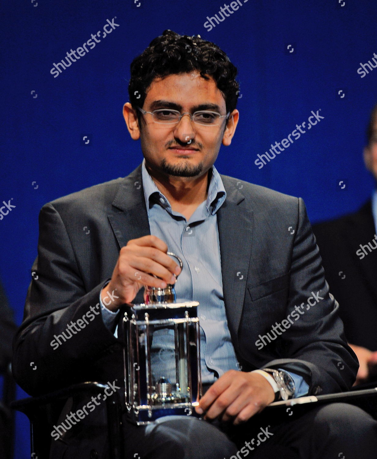 Wael Ghonim Egypt Holds Profile Courage Editorial Stock Photo - Stock ...