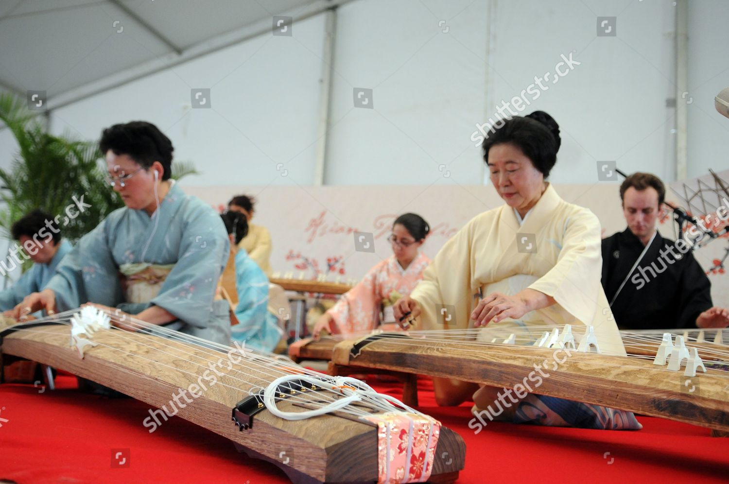 Koto Traditional Japanese Music Instrument Played Editorial Stock Photo ...