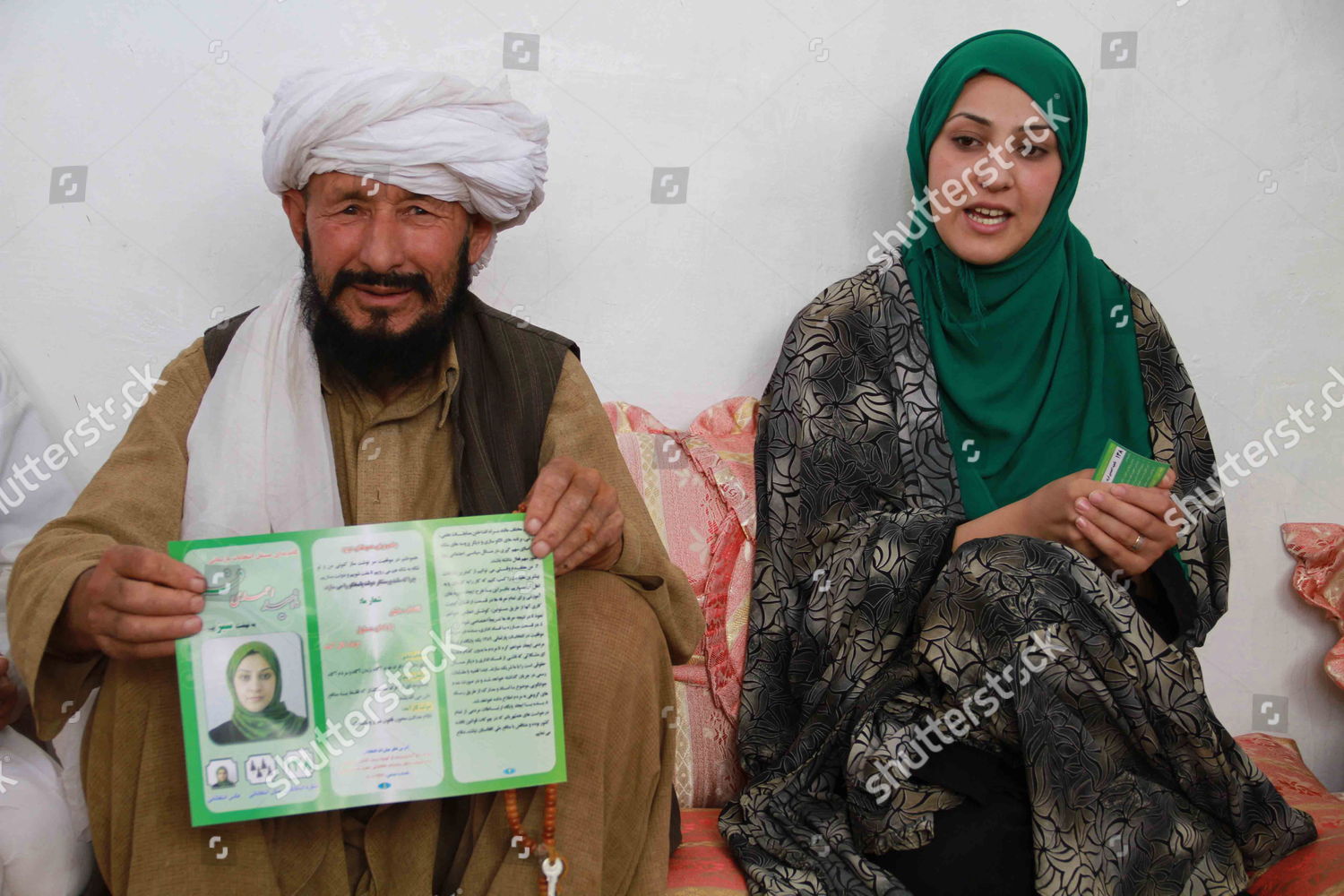 Naheed Ahmadi Farid R Useducated Afghan Editorial Stock Photo - Stock ...