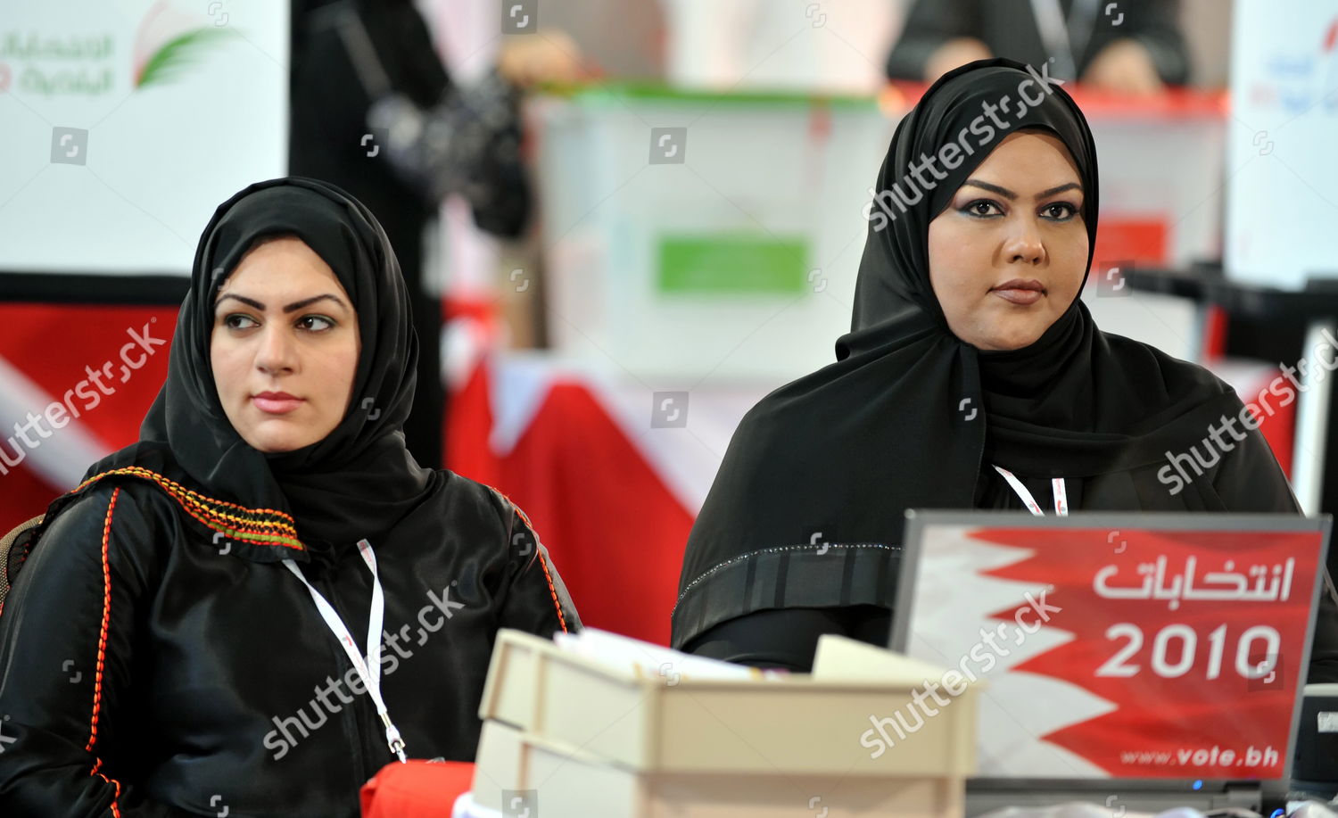 Female Election Committee Members Seen Polling Editorial Stock Photo ...