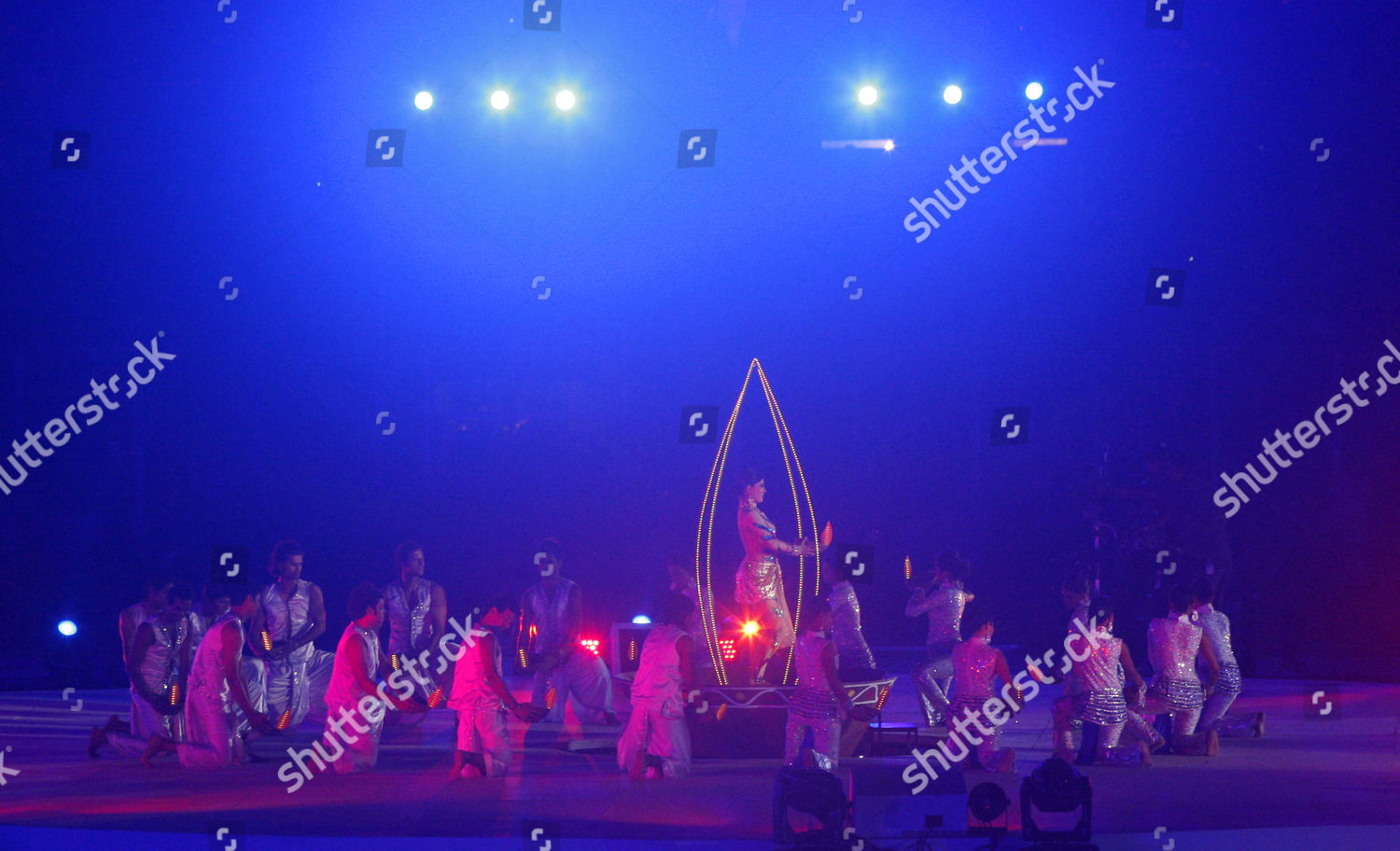 Indian Dancers Perform During Opening Ceremony Editorial Stock Photo ...