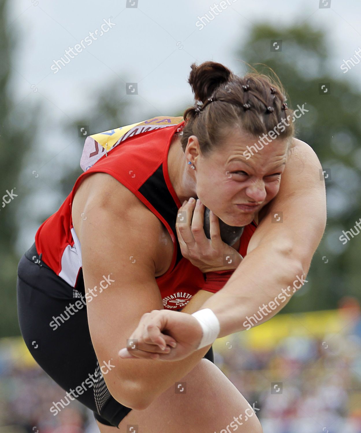Christina Schwanitz Germany Competes Womens Shot Editorial Stock Photo ...