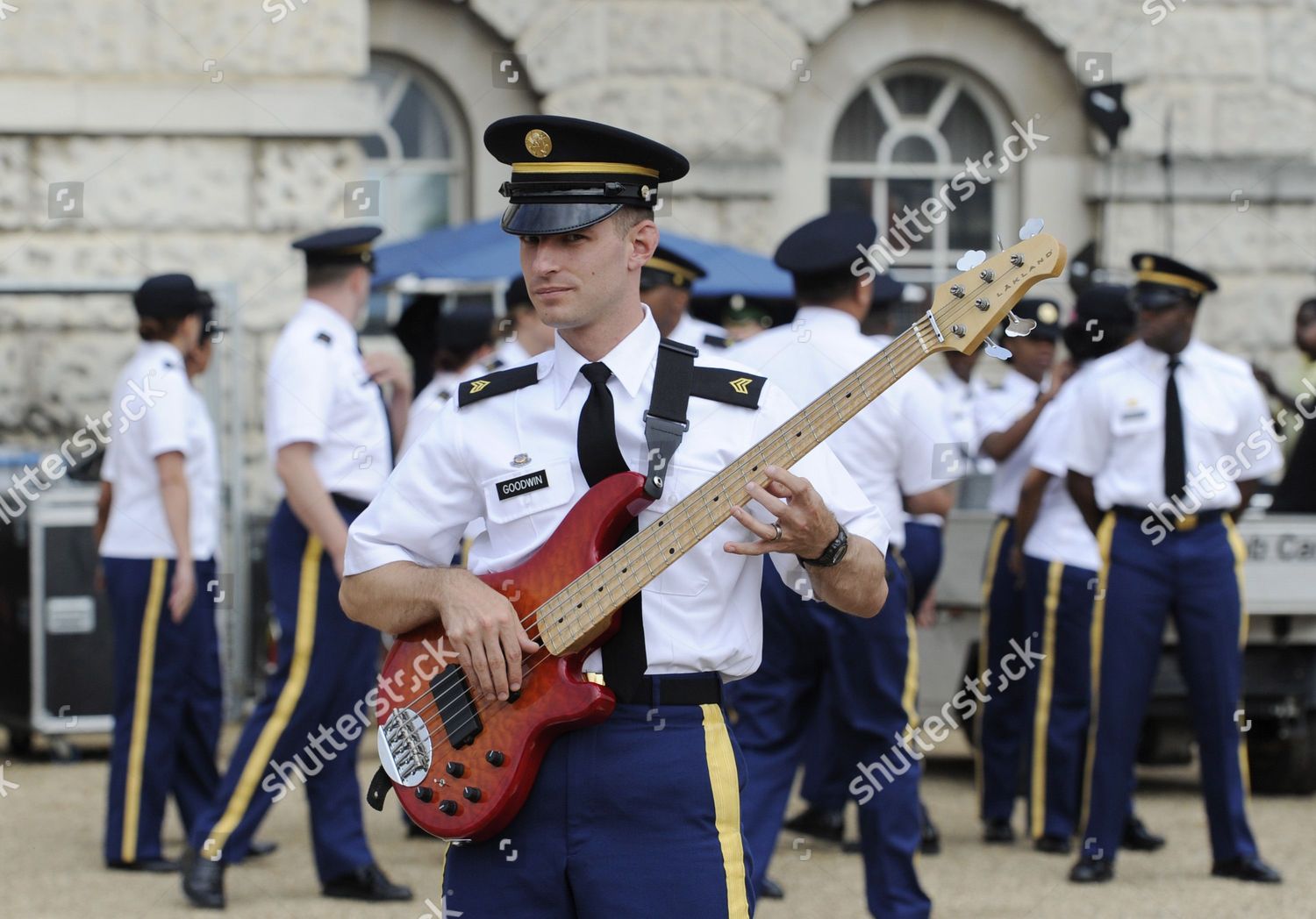 Bassist Other Members Us Army Band Editorial Stock Photo - Stock Image ...