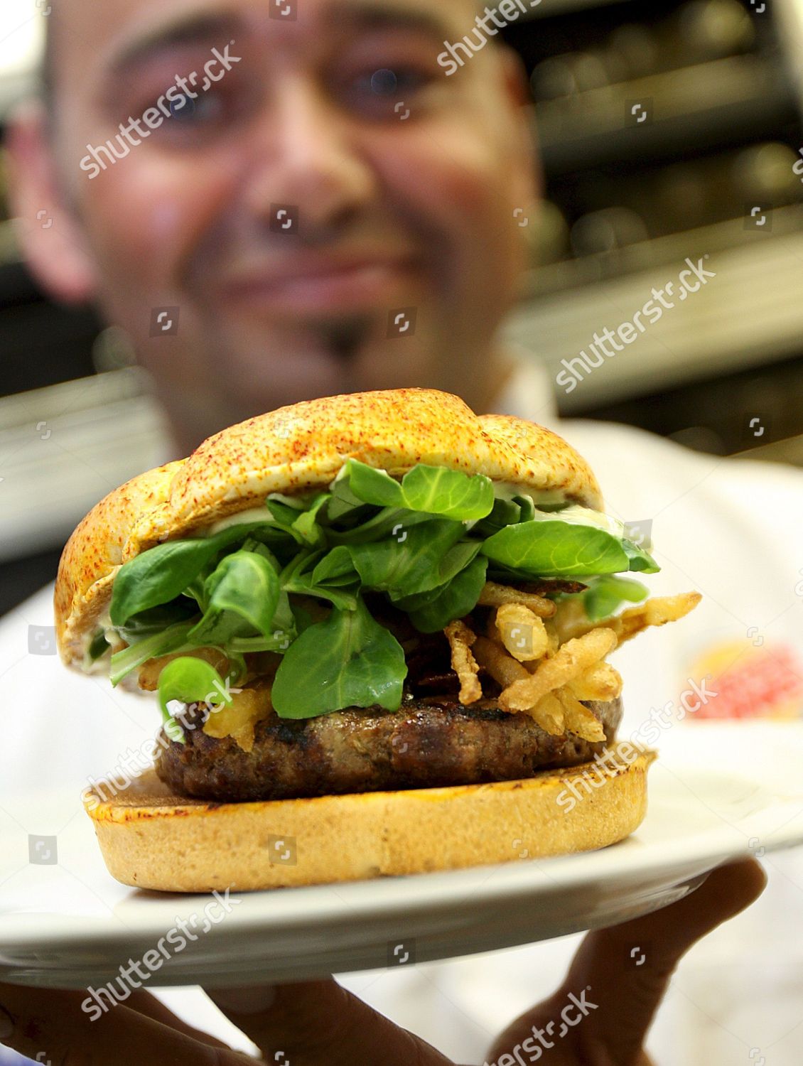 Mark Dowding Holds Burger Kings New Editorial Stock Photo - Stock Image ...