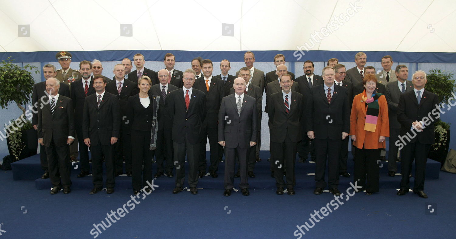 European Defence Ministers During Todays British Editorial Stock Photo ...