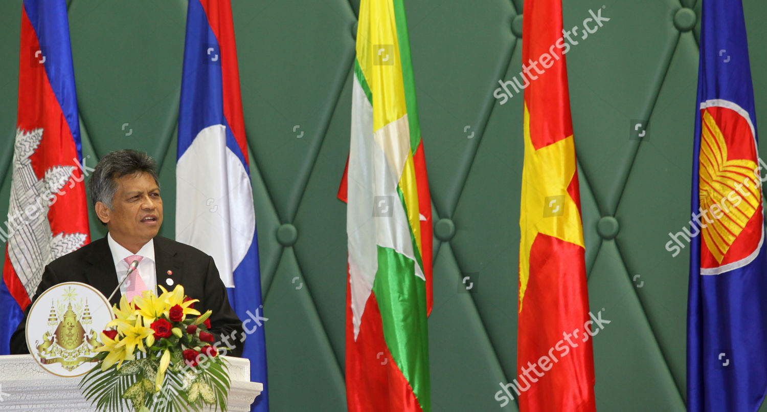 Asean Secretary General Surin Pitsuwan Delivers Editorial Stock Photo ...