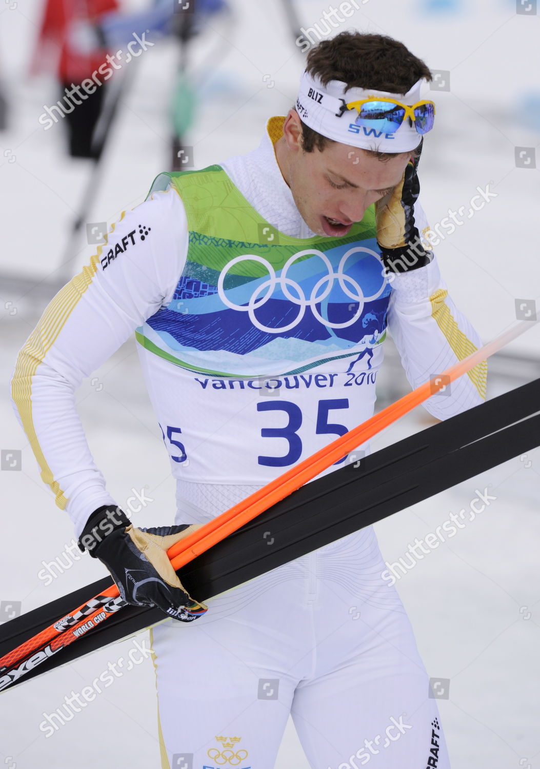 Marcus Hellner Sweden After Crossing Finish Editorial Stock Photo ...