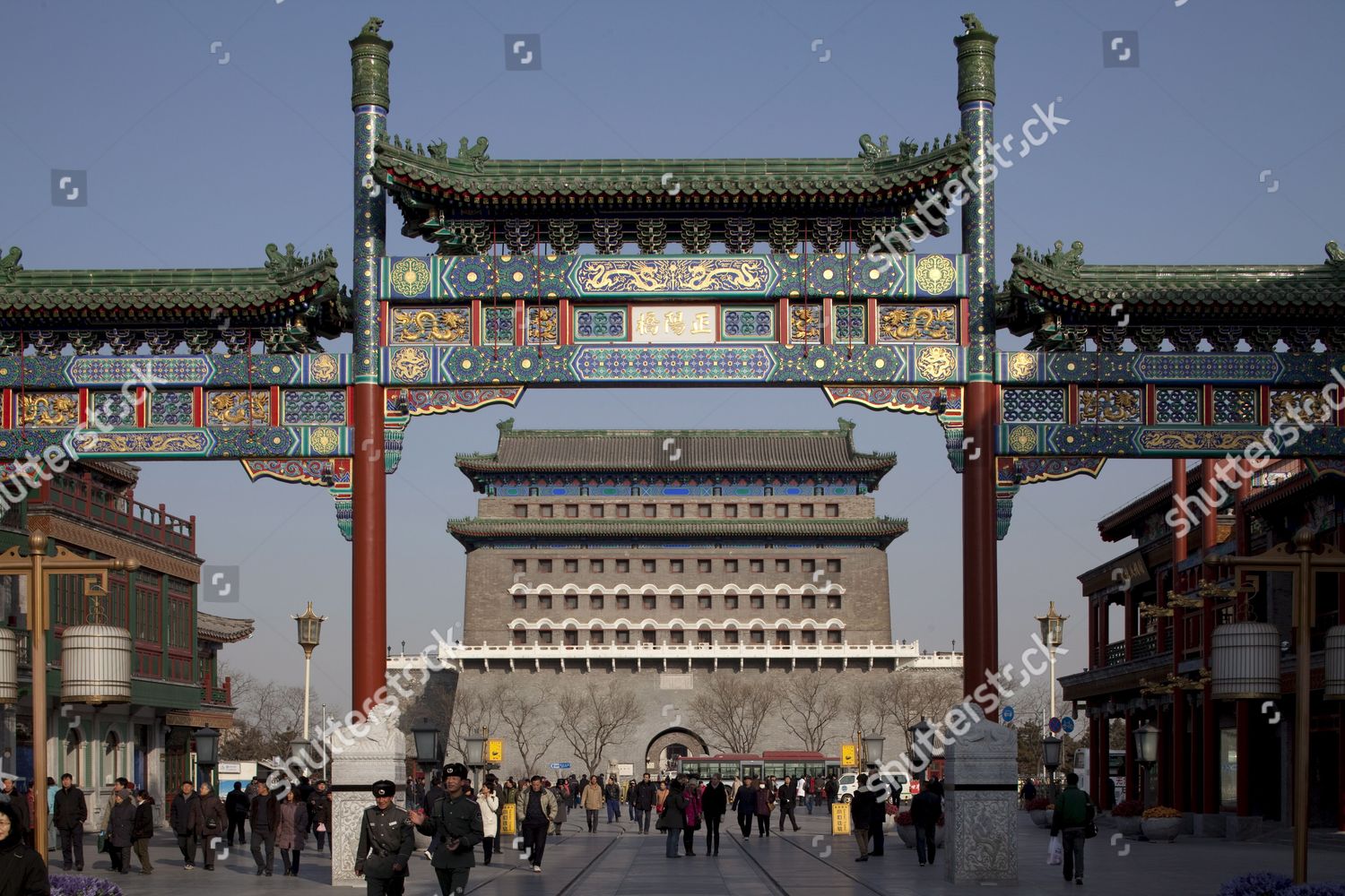 Local People Walk Along Pedestrian Zone Editorial Stock Photo - Stock ...