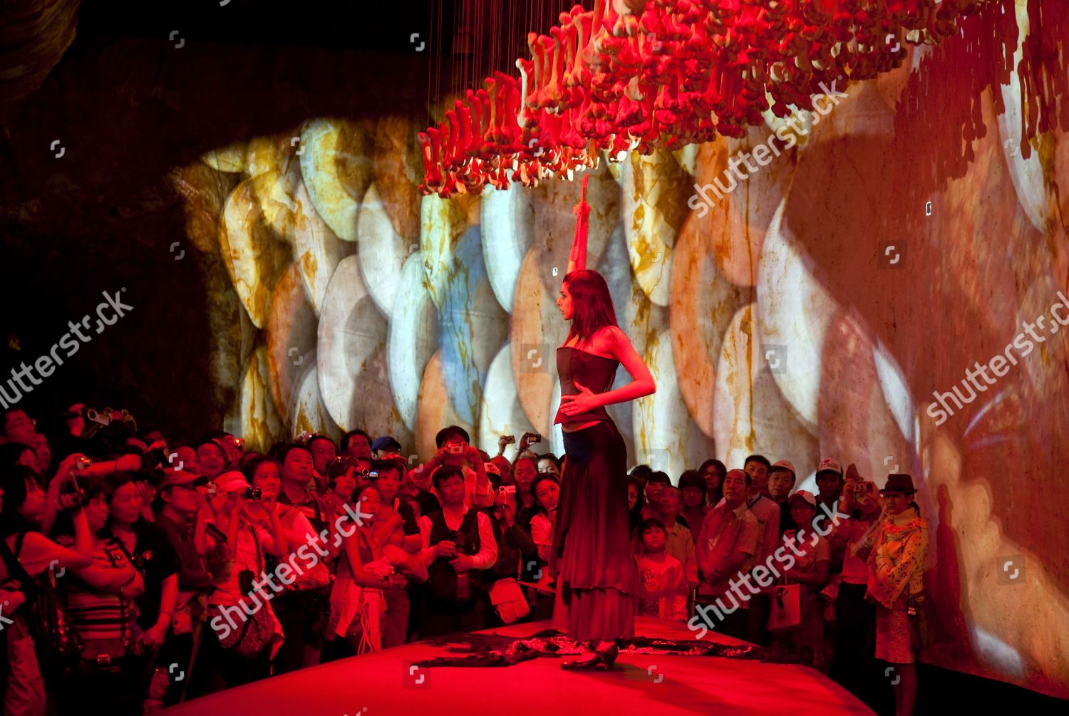 Dancer Performs Spanish Pavilion 2010 Shanghai Editorial Stock Photo ...